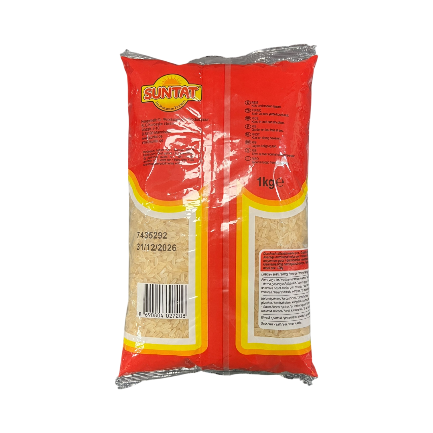 Gelber Reis - YipYip Online-Supermarkt