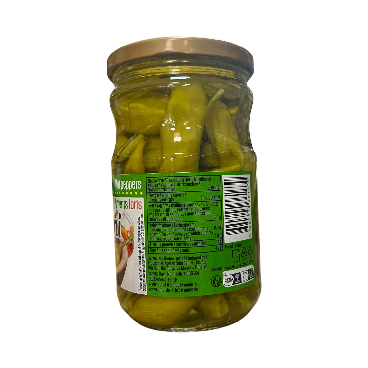 Peperoni mittelscharf - YipYip Online-Supermarkt