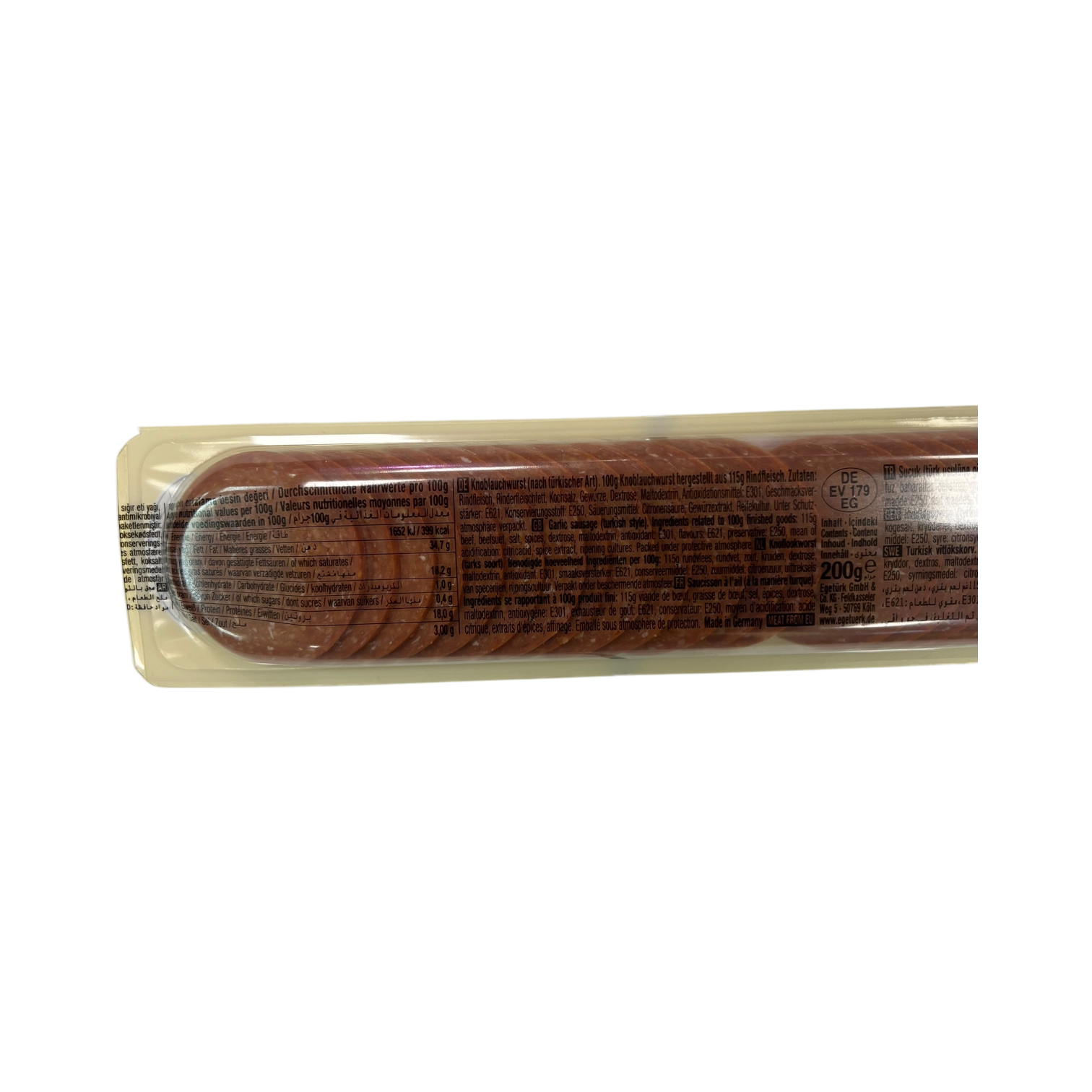 Sucuk in Scheiben - YipYip Online-Supermarkt